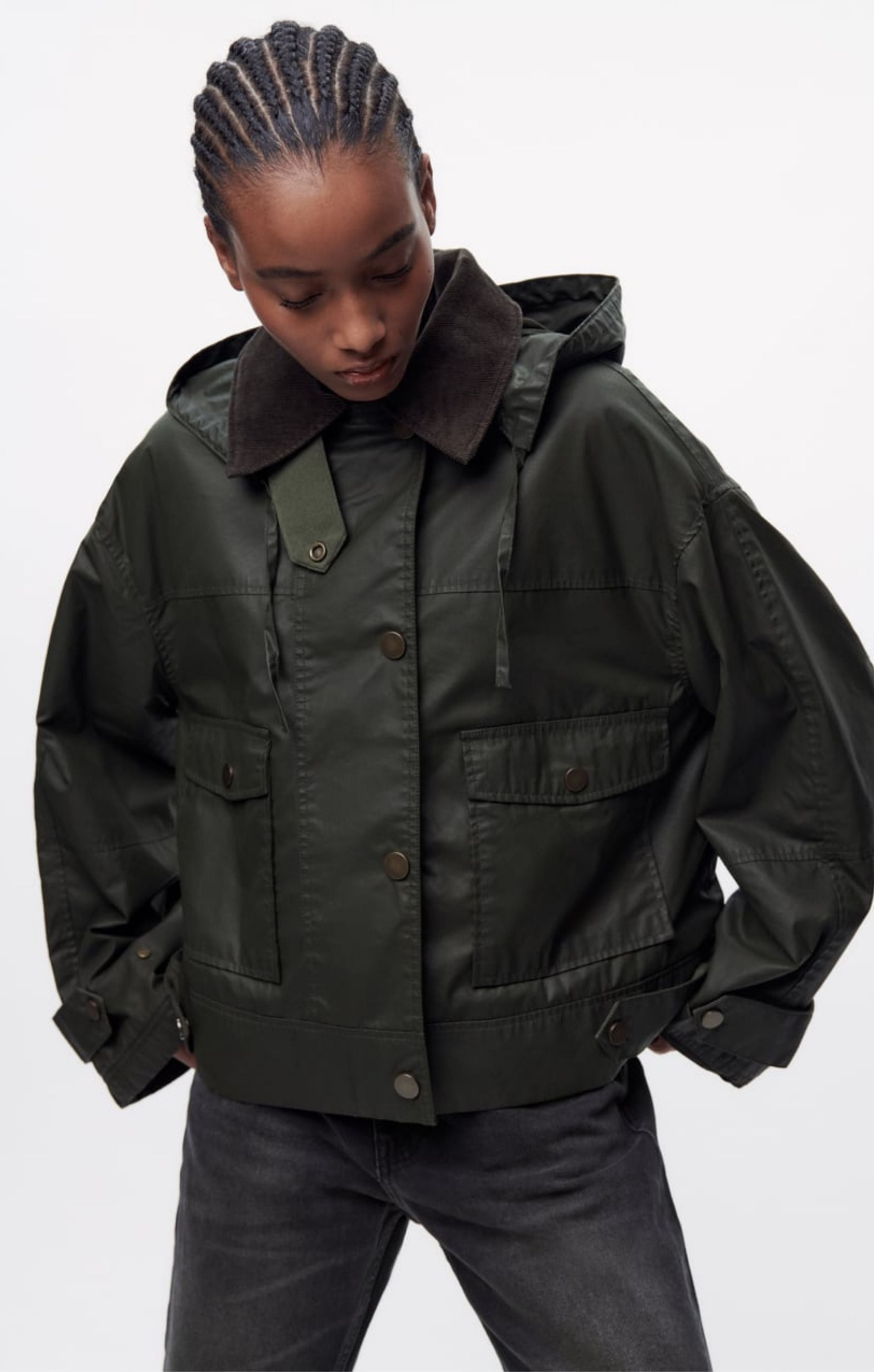 Rent Zara Collection Waxed Jacket | Hirestreet