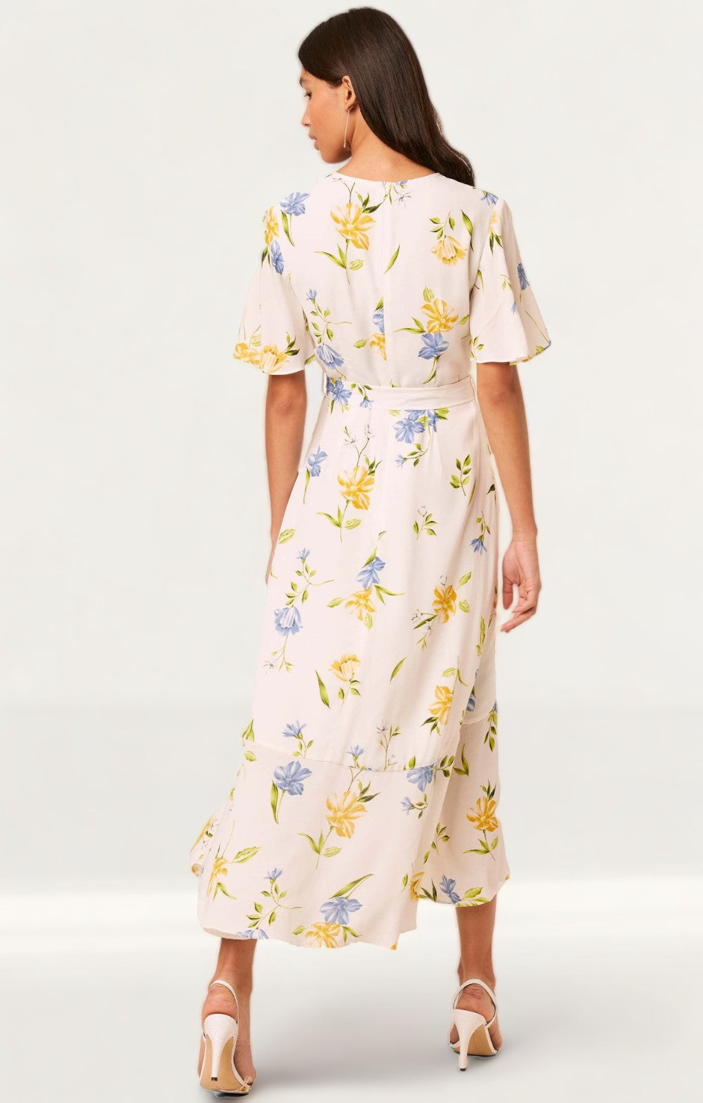 Rent French Connection Summer White Emina Drape Dress | Hirestreet