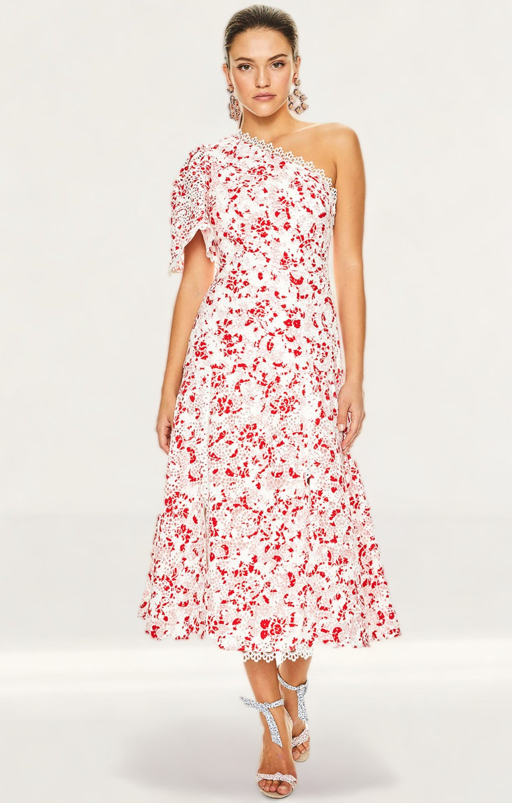 Rent Talulah Red Daisy Dance & Romance Midi Dress | Hirestreet